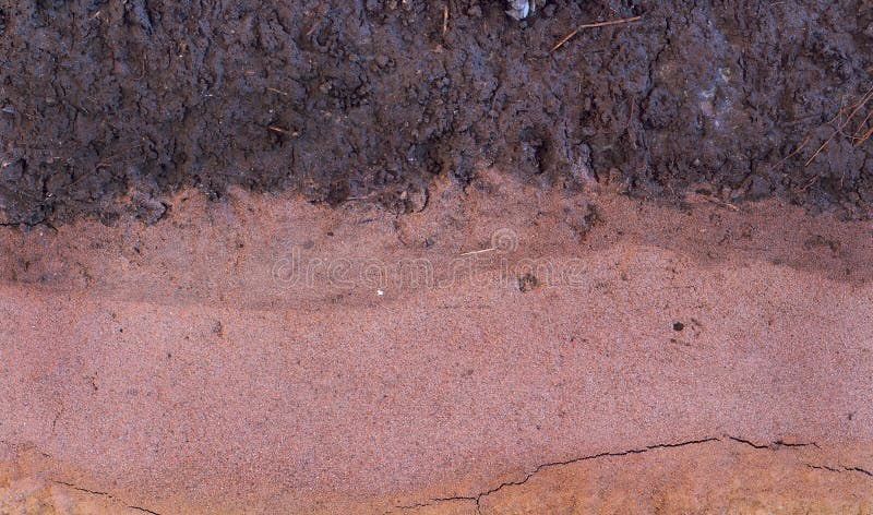 Layers Of Earth Texture Background Stock Photo - Image of dirt ...