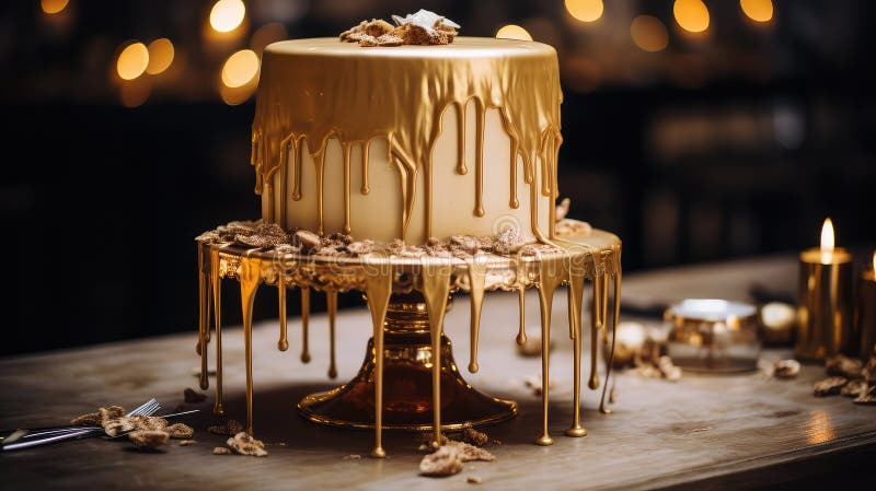 Layers gold dripping stock illustration. Illustration of sides - 340012809