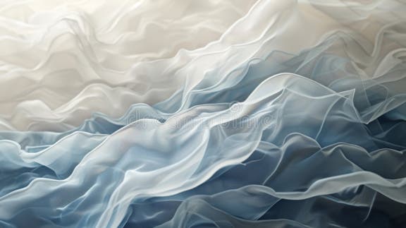 Layers upon Layers of Gossamer Fabrics Intertwine and Overlap Creating ...