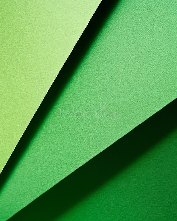 Layers of Green Paper Textures Showcasing Depth and Dimension on a ...