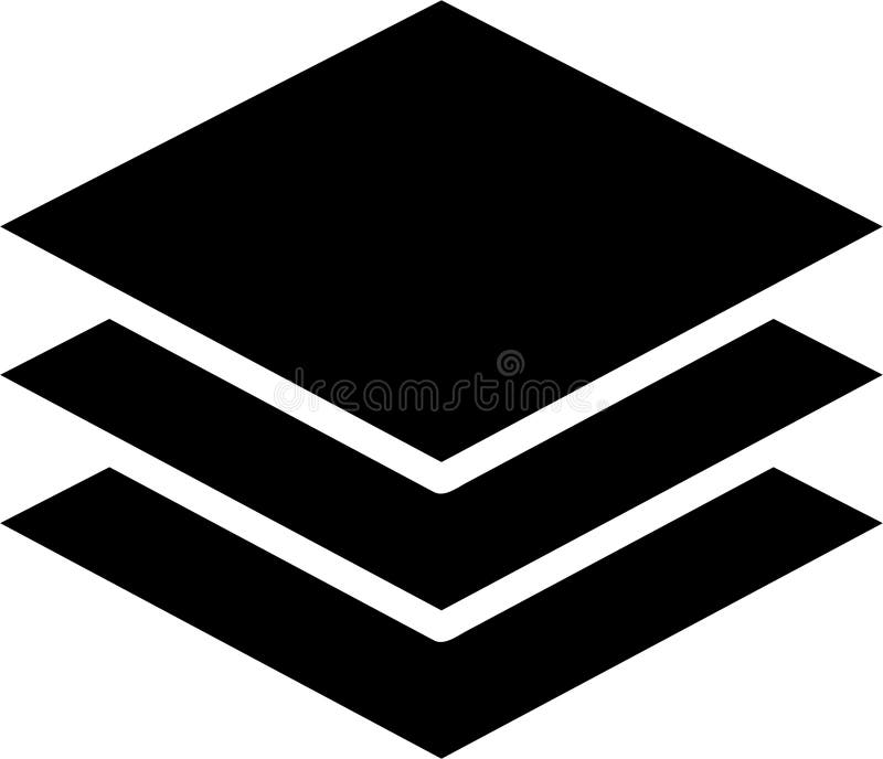 Layers Icon . Vector Illustration Illustration Stock Vector ...