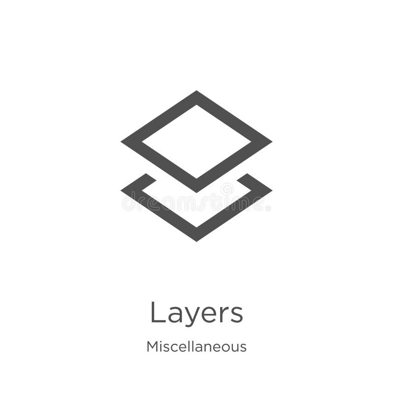 Layers Icon Symbol Sign Isolate on Transparent Background,Vector ...