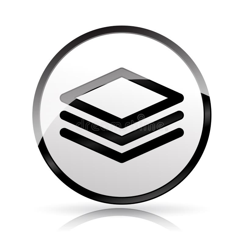 Layers Icon Symbol Sign Isolate on Transparent Background,Vector ...