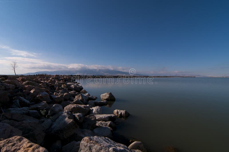 Layers of Lake stock photo. Image of lake, scenery, barrier - 70655994