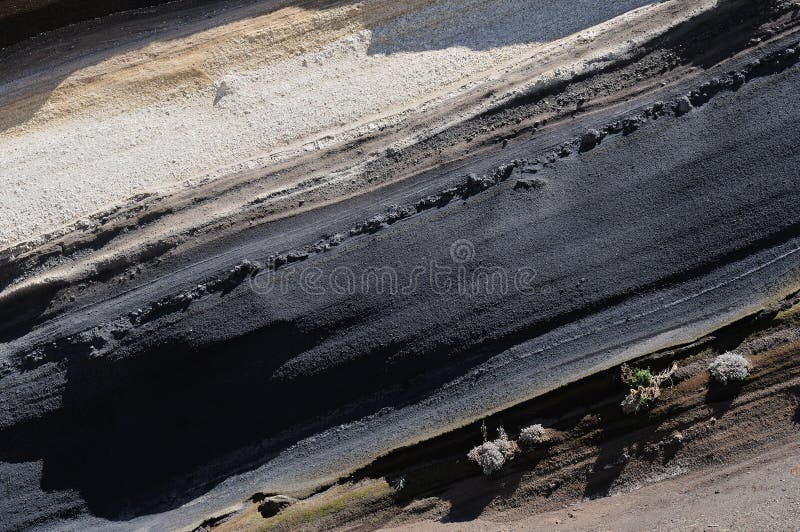 Layers of lava stock photo. Image of teide, island, geological - 27538710