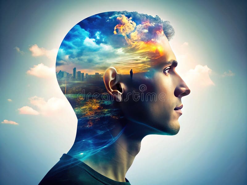 Layers of the Mind. a Visual Exploration. Captures a Multi-layered ...