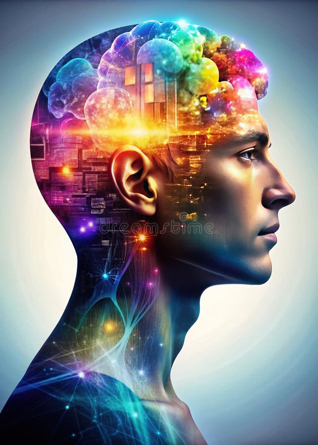 Layers of the Mind. a Visual Exploration. Captures a Multi-layered ...