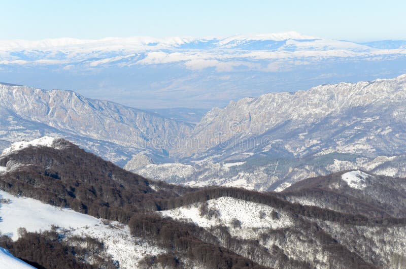 Layers of mountains stock image. Image of covered, park - 89411073