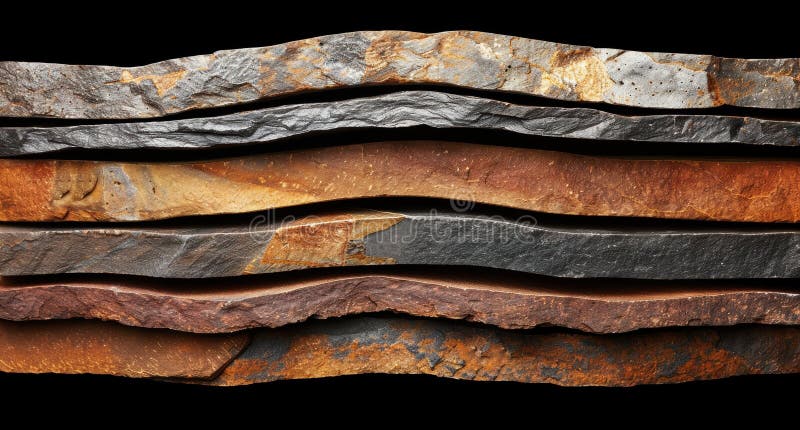 Layers of Natural Stone Texture Stock Illustration - Illustration of natural, layers: 326710970