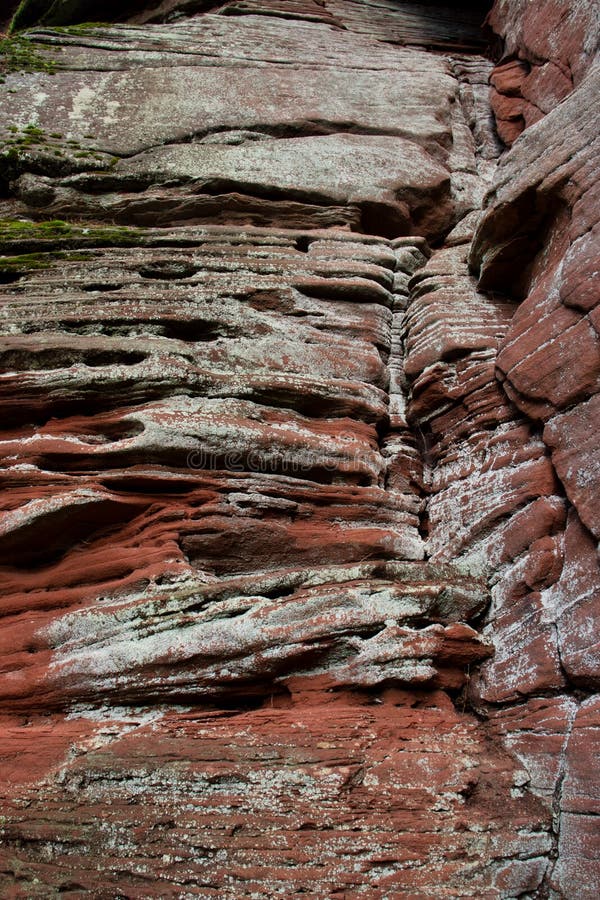Layers and Patterns in a Rock Formation Stock Image - Image of european ...