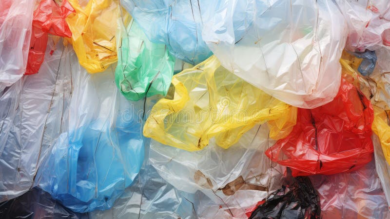 Layers plastic bag texture stock illustration. Illustration of crinkled ...