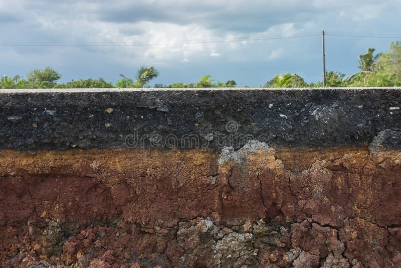 The layers of road. stock photo. Image of green, orange - 118755218