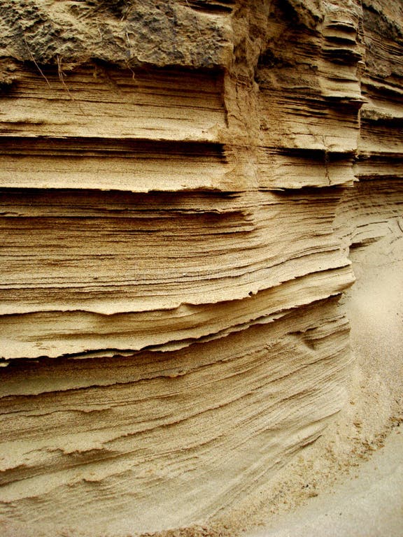 Layers of Sand stock image. Image of erode, closeup, clay - 4826919