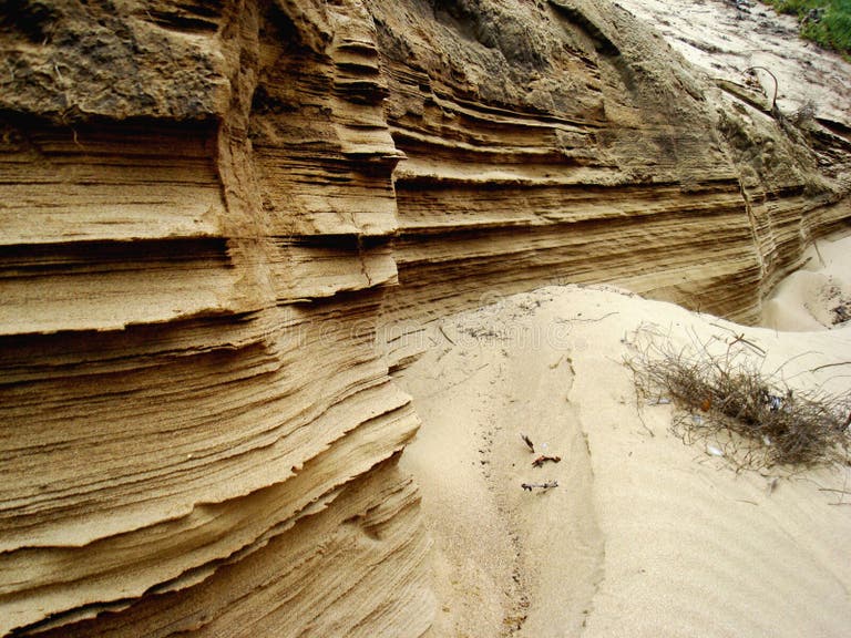 Layers of Sand stock photo. Image of clay, dune, abstract - 4964146