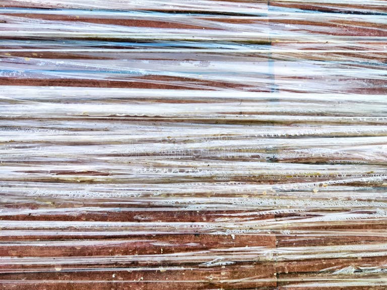 Layers of Shiny Plastic Wrap on a Flat Surface Provide a Versatile ...