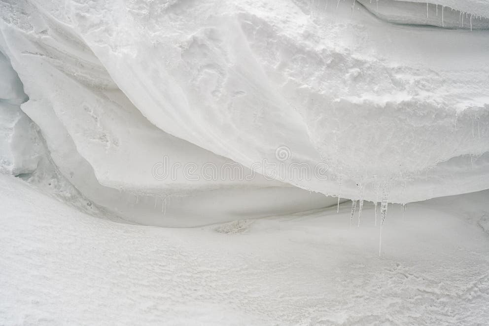 Layers of Snow waves stock photo. Image of blizzard - 275112394