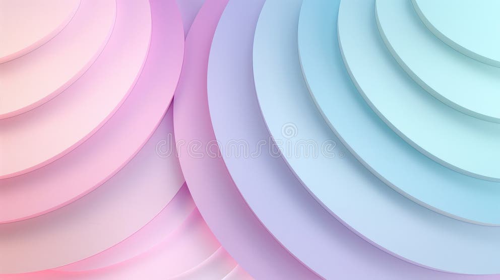 Layers of Soft Pastel Colors Create a Calming Abstract Background ...