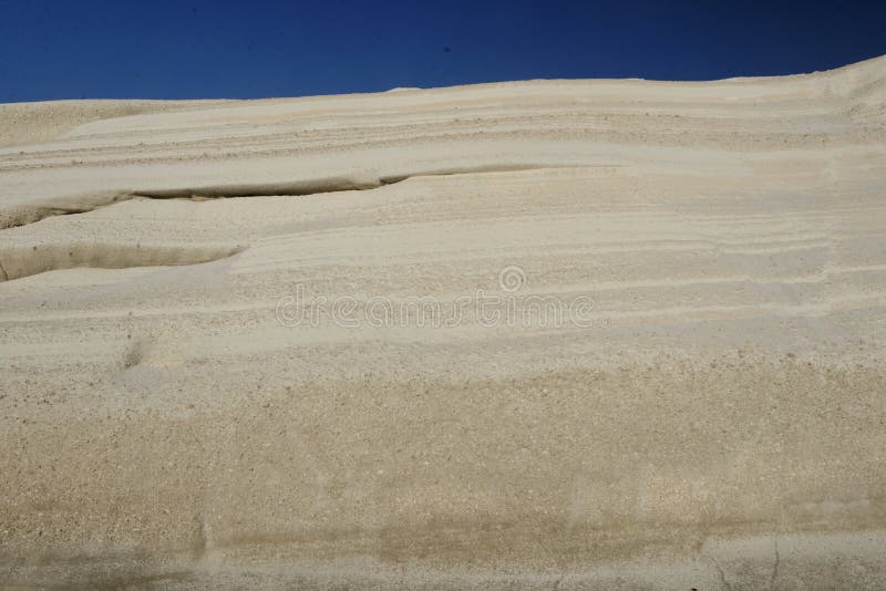 Layers of volcanic ash stock photo. Image of volcanic - 34482874