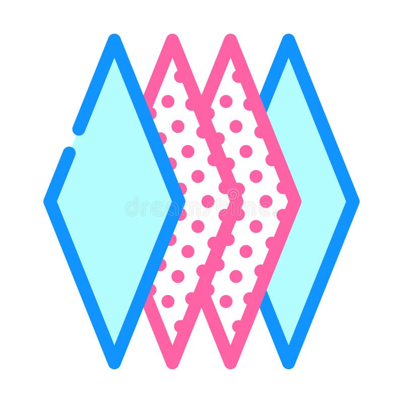 Layers of Wipe Color Icon Vector Illustration Stock Vector ...