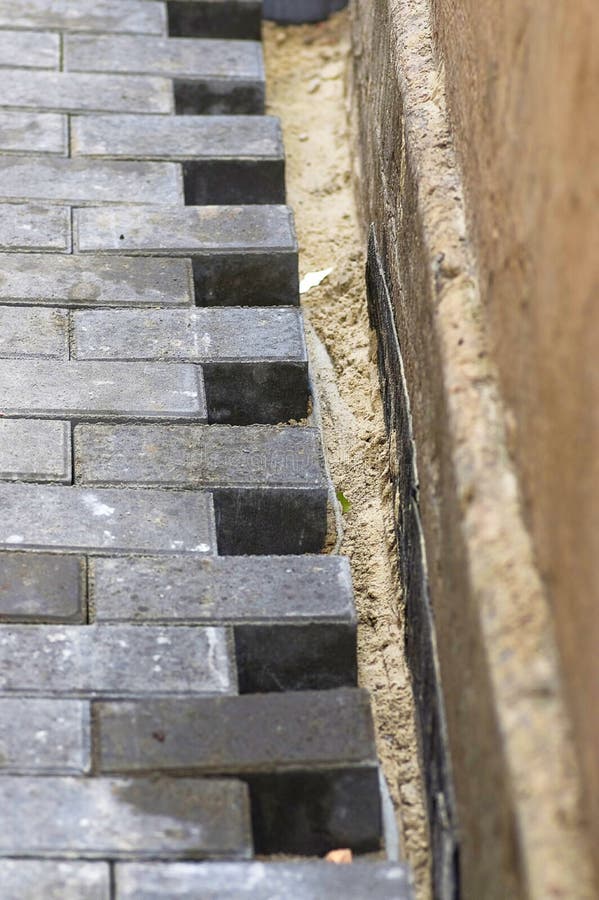 Paving slab close-up stock photo. Image of pattern, cobblestone - 103922776