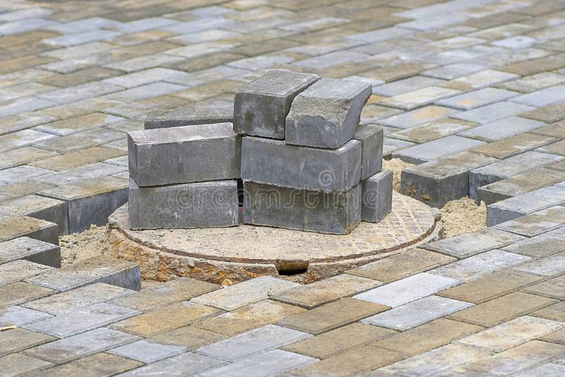 Paving slab close-up stock image. Image of decor, square - 103923239