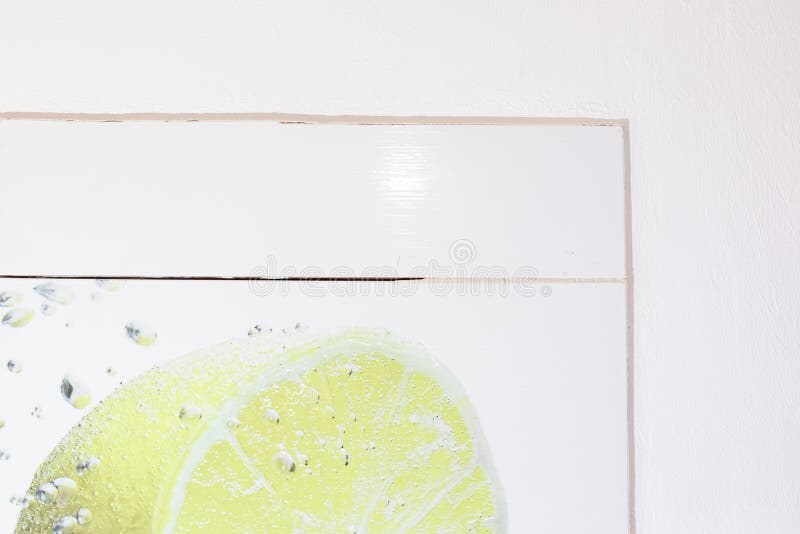 Laying Ceramic Tiles. Filling the Joints between Tiles with Grout Stock ...