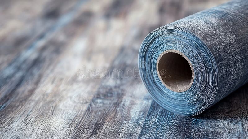 Laying Down a Floor Covering Composed of Polymer Vinyl or Linoleum ...