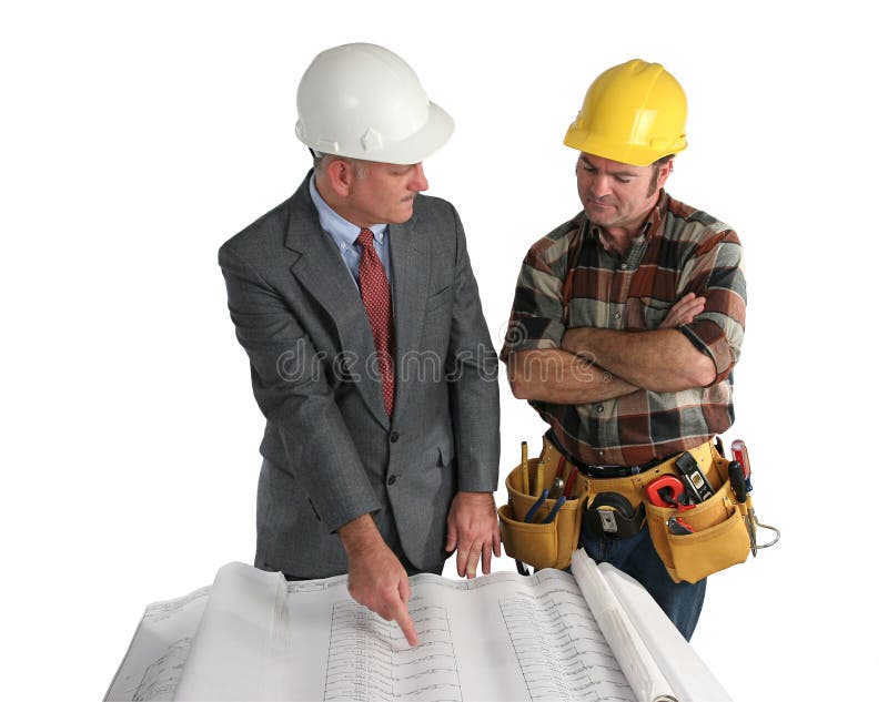 Engineer on Jobsite stock image. Image of architect, engineering - 1626087