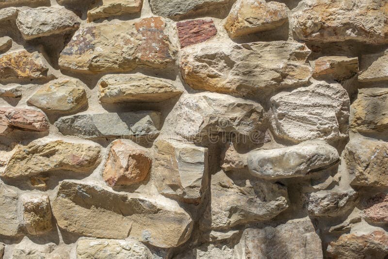 Laying of Wild Stone, Texture of Wild Stone Walls Stock Photo - Image ...
