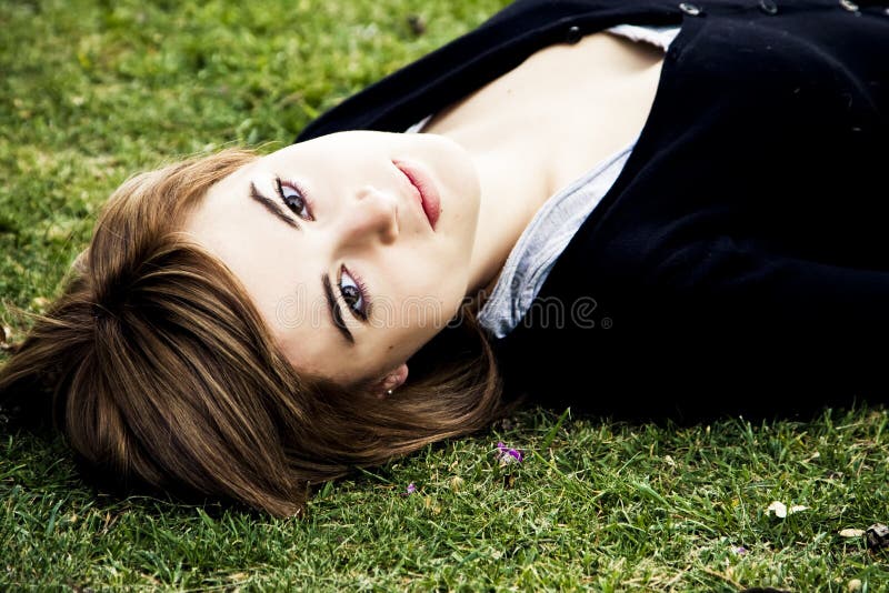 Laying Woman Picture. Image: 6320494