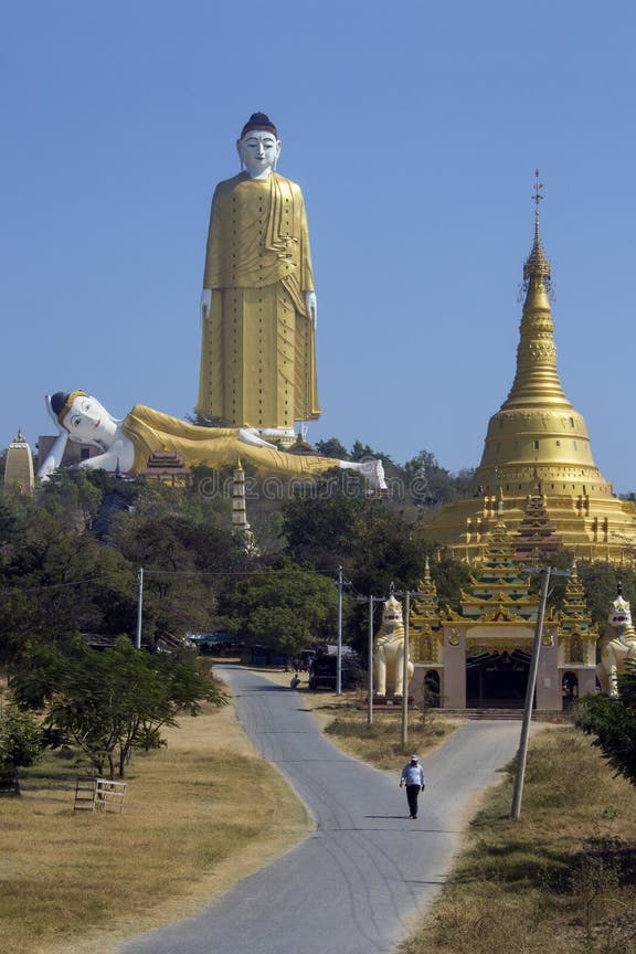 Laykyun Sekkya - Monywa -缅甸 编辑类库存图片 - 图片 包括有 拱道, 发芽: 29685909