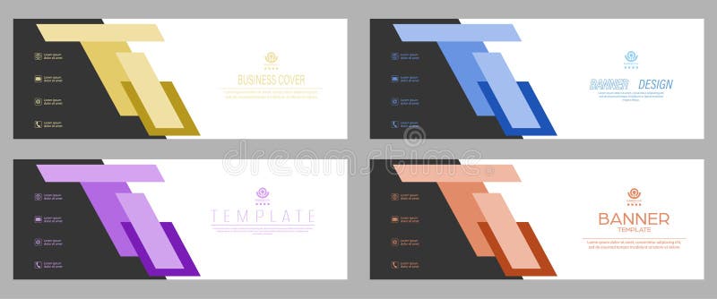 The Layout of the Banner, Cover, Poster, Poster Stock Vector ...