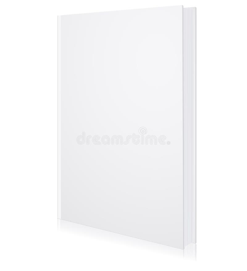 Standing blank book stock vector. Illustration of publication - 12492443