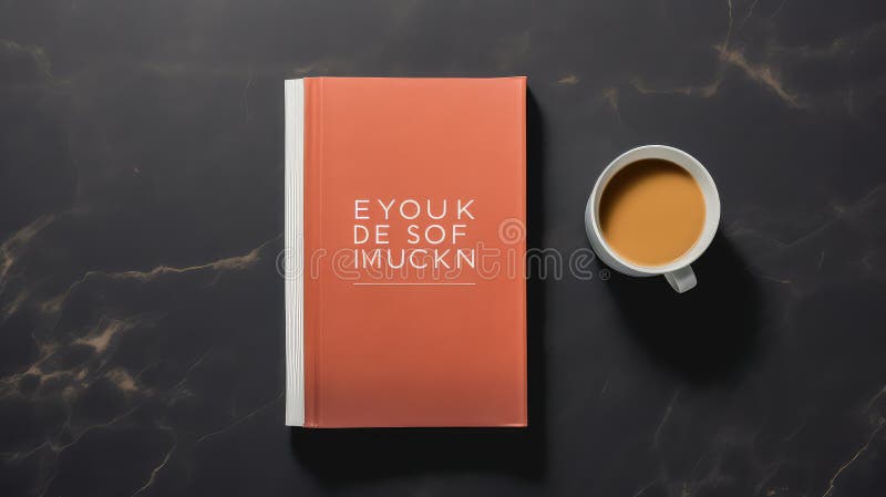 Layout book cover mockup stock illustration. Illustration of ...
