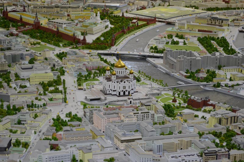 The Layout of the City of Moscow Editorial Image - Image of papier ...