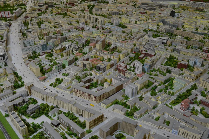 The Layout of the City of Moscow Editorial Stock Photo - Image of ...