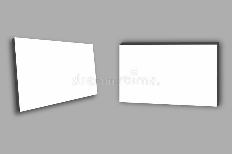 Layout with a Clear Poster on a Grey Wall. Stock Illustration ...