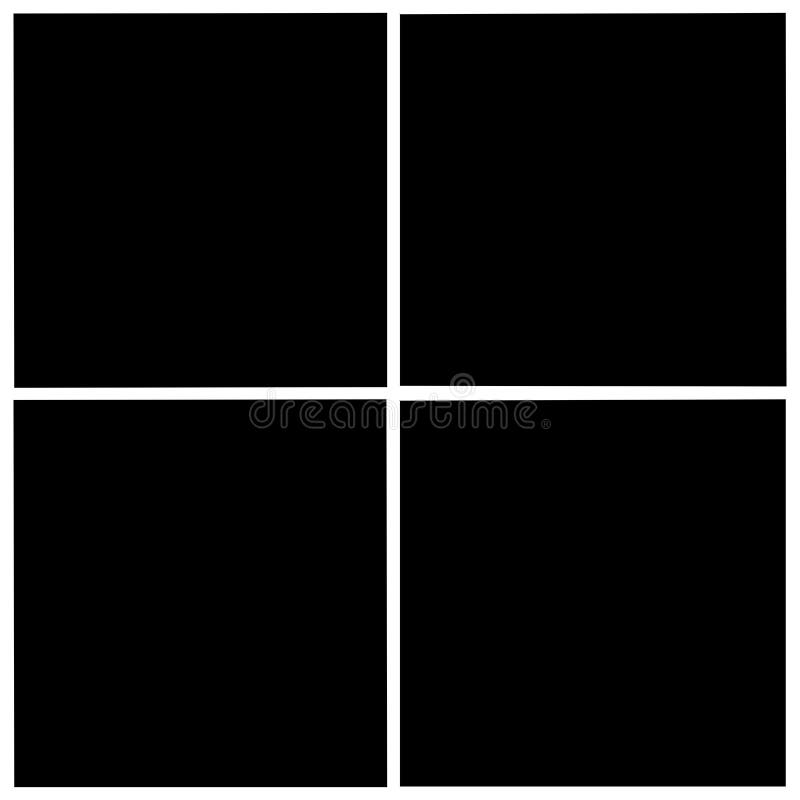 Rectangular Frames, Empty Frames Stock Illustration - Illustration of ...