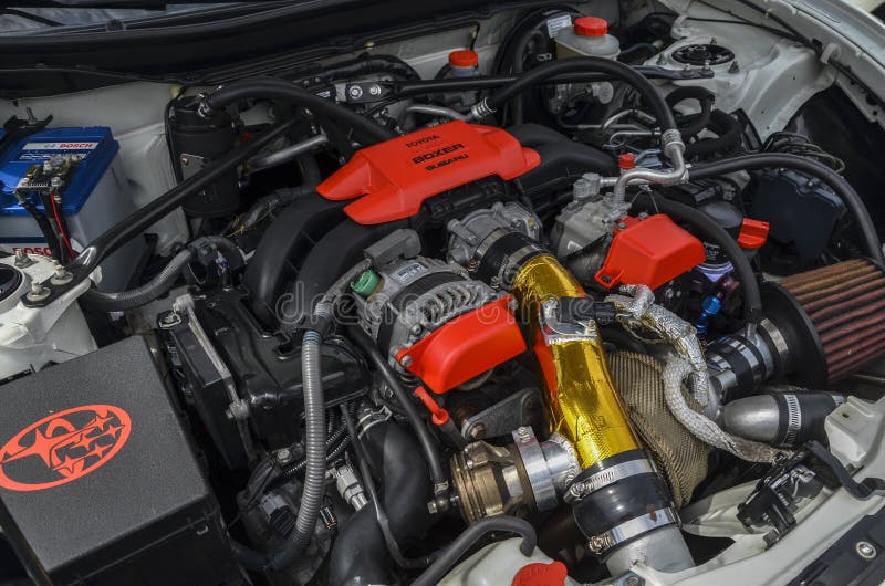 Layout and Components of a Toyota Boxer D-4S Engine Make in Subaru ...