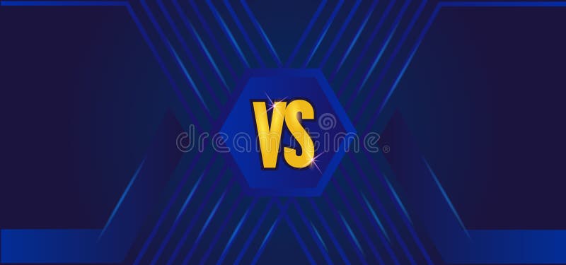 Layout De Design Azul Moderno Versus Vetor De Plano De Fundo Do Modelo ...