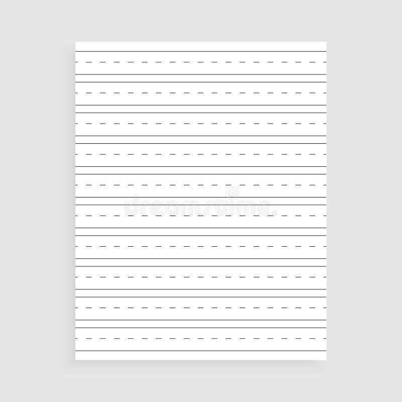 Layout De Planilha Isolada Para Documento Comercial Ilustração Stock ...