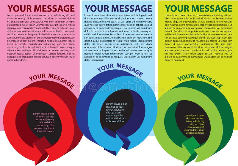 Layout Design 3d Circle Blocks Stock Illustrations – 8 Layout Design 3d ...