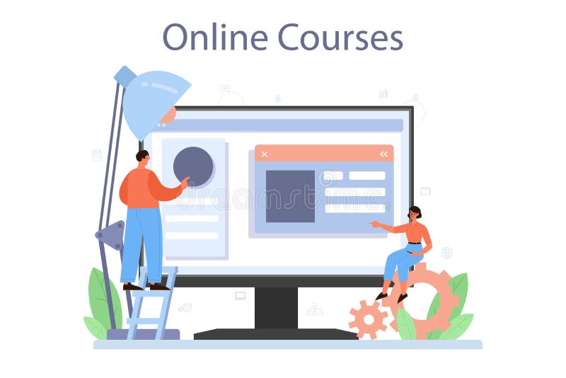 Layout Designer Online Service or Platform. Web Development, Stock ...