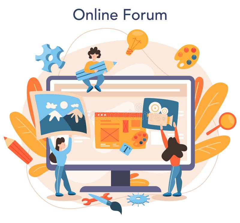 Layout Designer Online Service or Platform. Web Development Stock ...