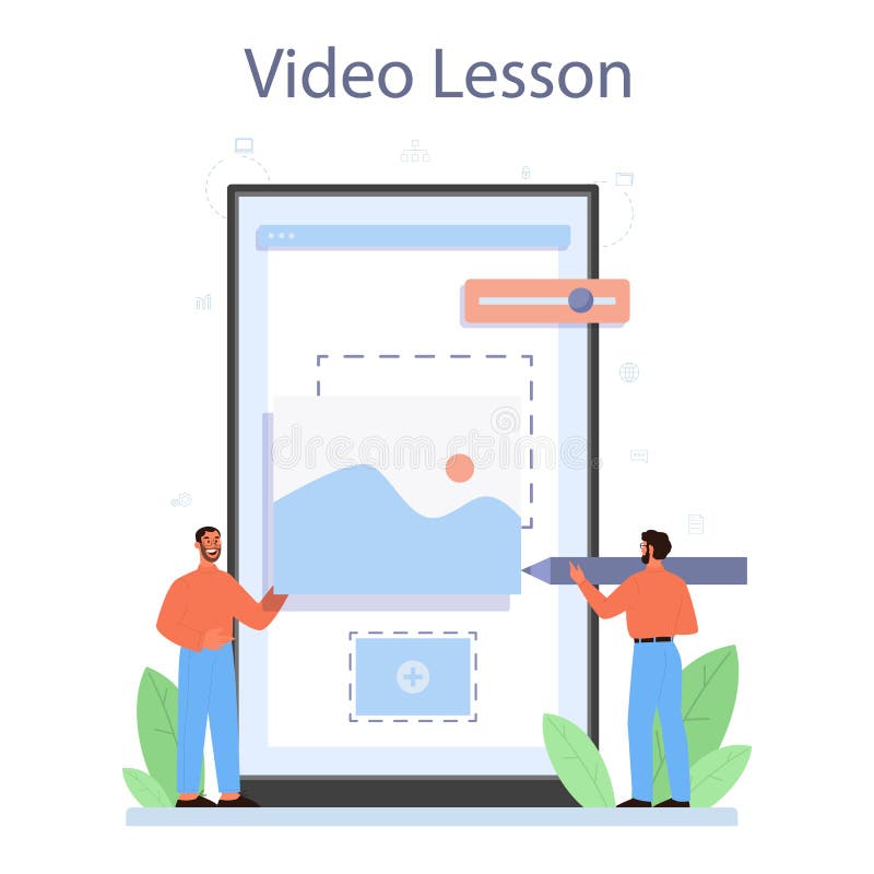 Layout Designer Online Service or Platform. Web Development, Stock ...