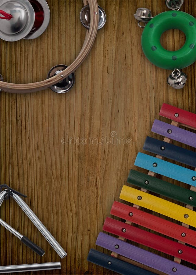 Layout of Different Musical Instruments Stock Photo - Image of acoustic ...