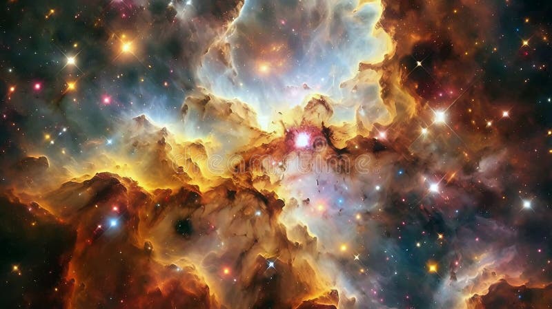 The Layout Features a Dense Cluster of Bright Stars Scattered Across ...