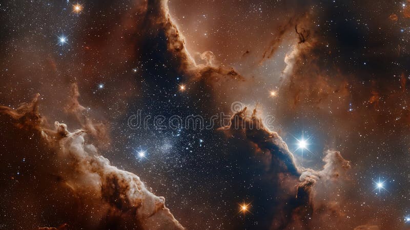 The Layout Features a Dense Cluster of Bright Stars Scattered Across ...