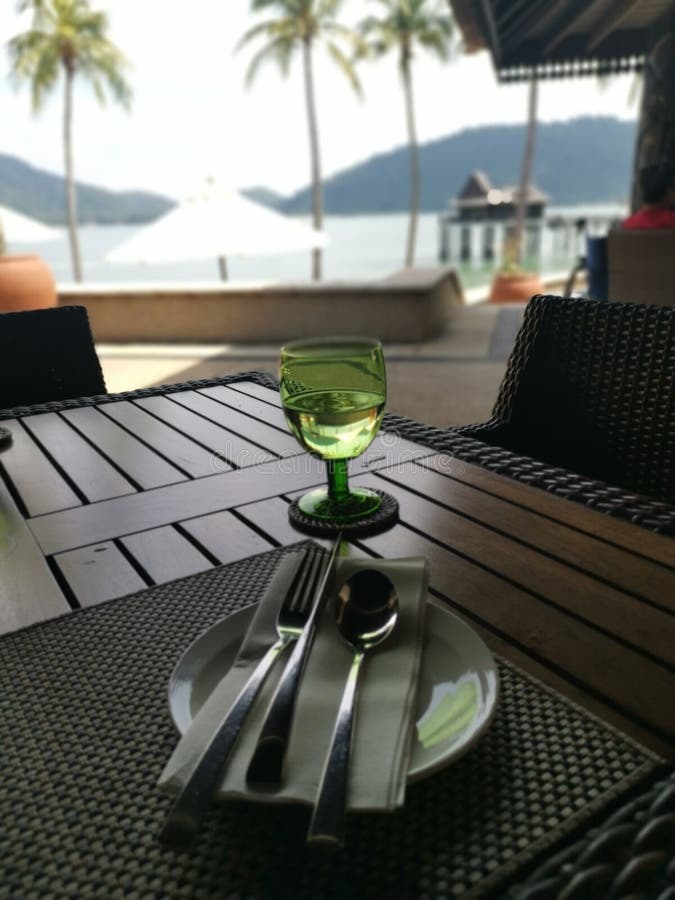 Layout of Food on the Dining Table Scene Stock Image - Image of ...