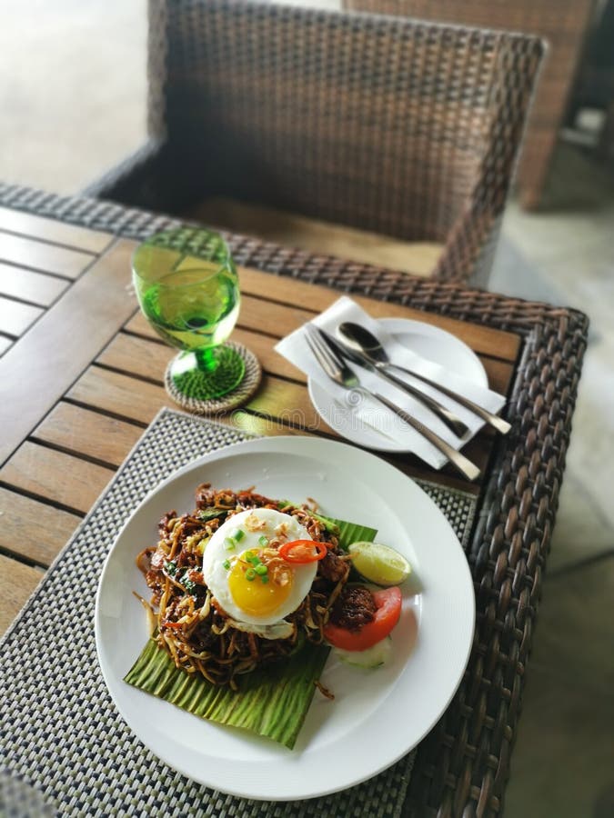Layout of Food on the Dining Table Scene Stock Photo - Image of meal ...